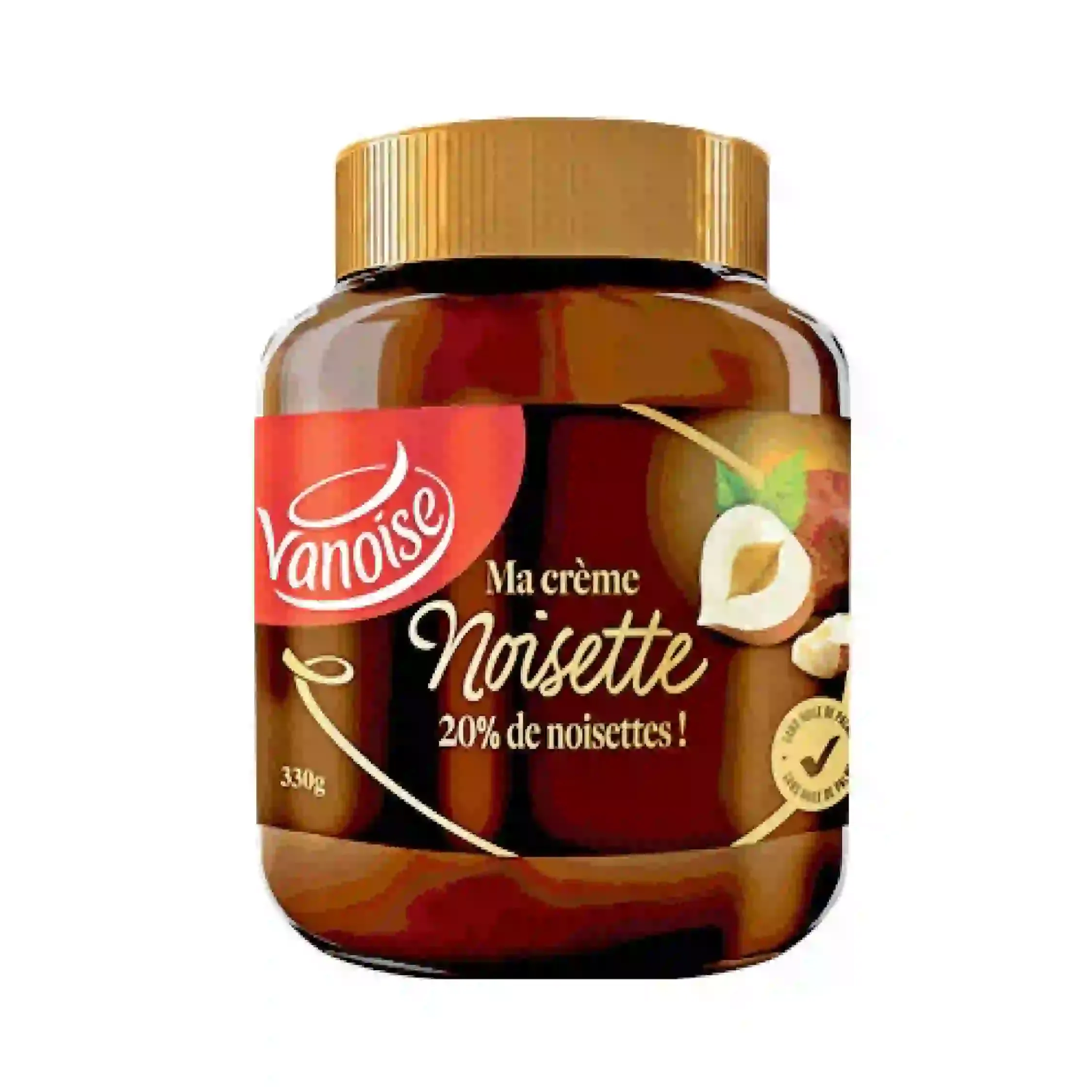 Pâte à tartiner 20% noisettes