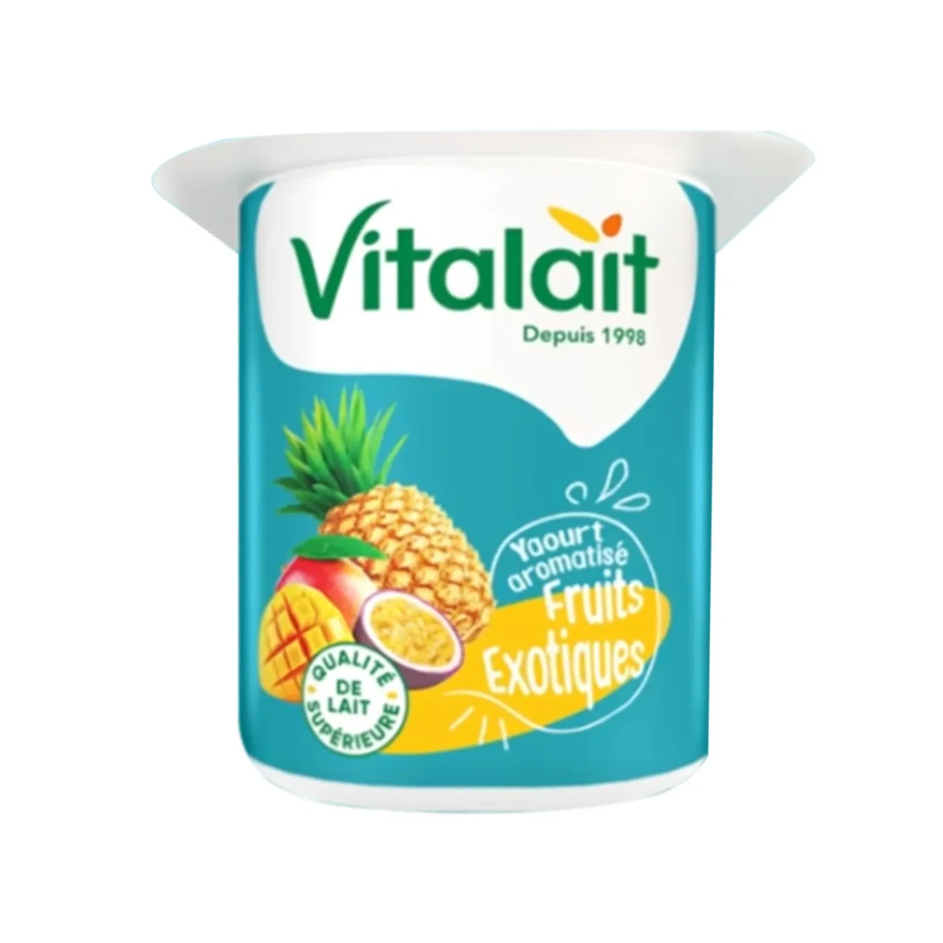 Yaourt aromatisé aux fruits exotiques