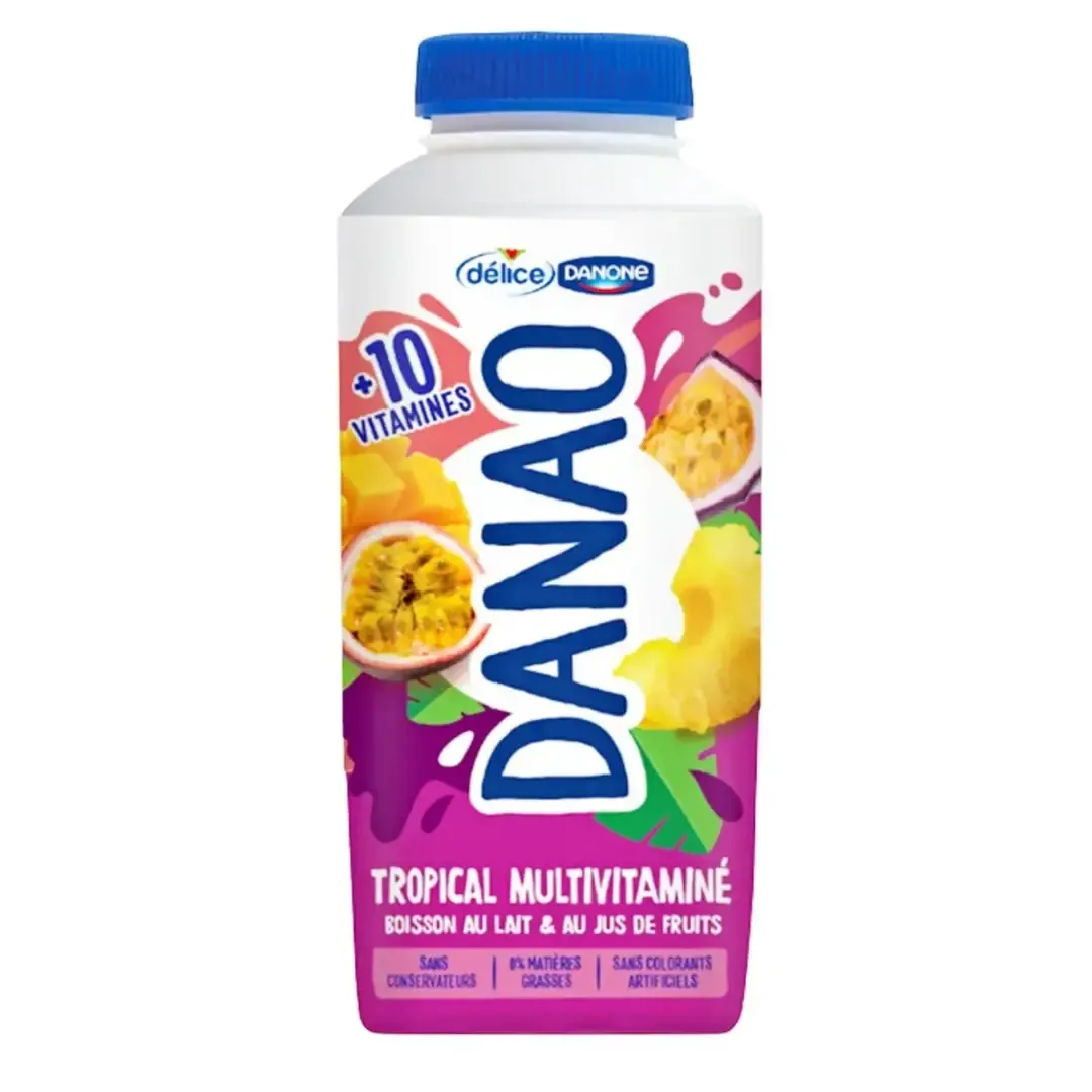 Boisson lactée tropical multivitaminé Danao