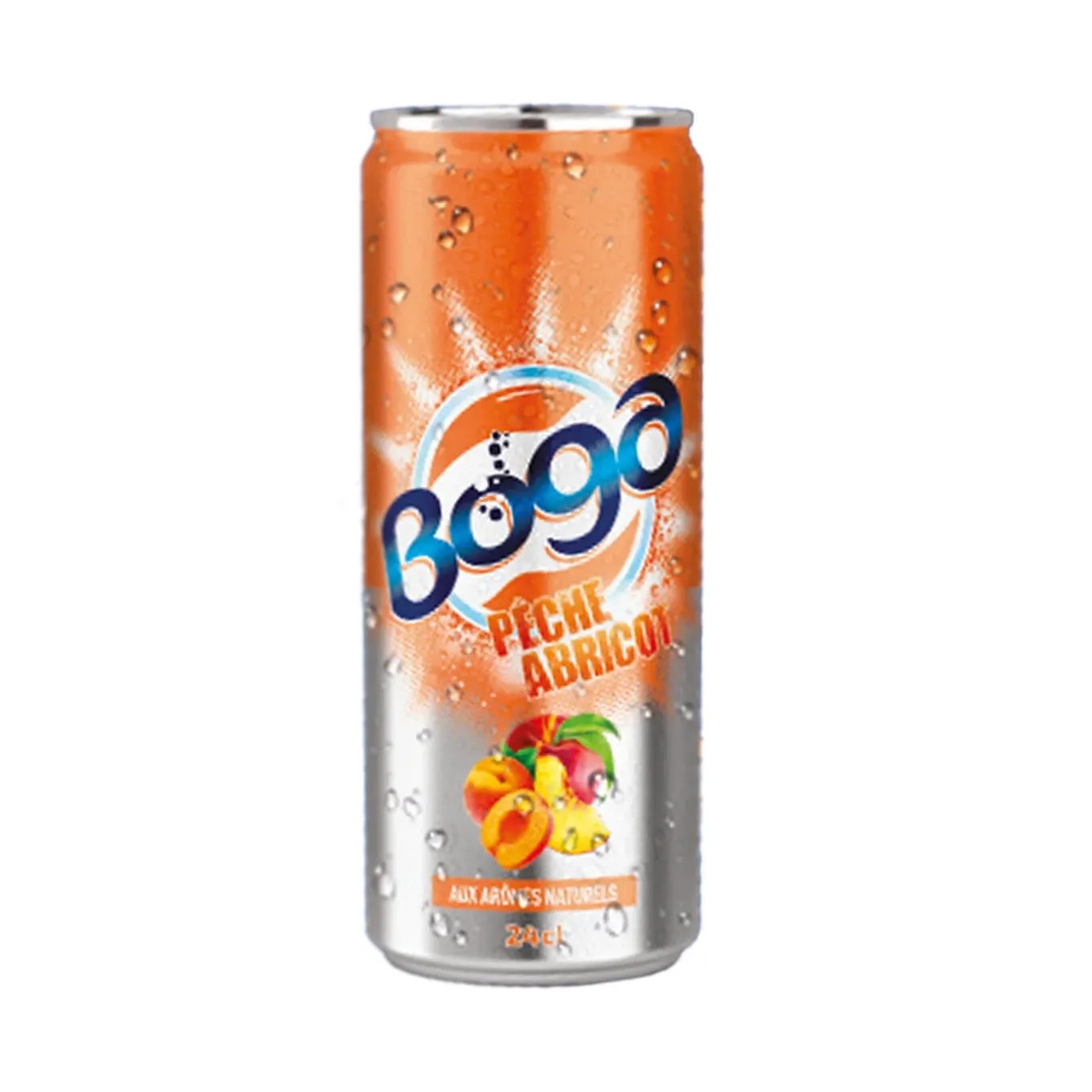 Boisson aromatisée pêche abricot Boga